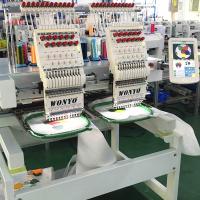 China WONYO 2 Head Computerized Apparel Textile Cap Flat Embroidery Machine for sale