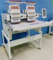 China WONYO 2 Head Computer Monogram Cap T-shirt Flat Embroidery Machine Price for Nigeria for sale