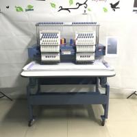China WONYO 2 Head Computer Monogram Cap T-shirt Flat Embroidery Machine Price for Nigeria for sale