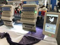 China WONYO 2 Head Computer Monogram Cap T-shirt Flat Embroidery Machine Price for Nigeria for sale
