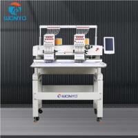 China Household Computerized Embroidery Machine Wooden Case Servo Motor Flat Cap T-shirt Embroidery Machine Stepper Motor for sale