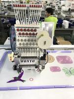 China Digital Single Head Flat Embroidery Machine with Sequin and Cording Device for sale