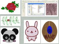 China Promotion!! Similar Wilcom Original  Isew Embroidery Machine Digitizing Embroidery Software the Latest Version for sale