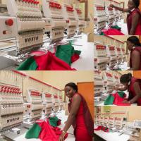 China 6 Head Flat Computerized T-Shirt Sewing  Embroidery Machine for sale