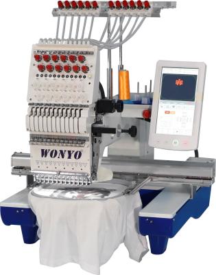 China 12 Needles Single Head Embroidery Machine for sale