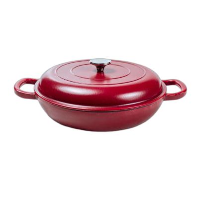China 5L Enameled Cast Iron Dutch Oven Non Stick Camp Chef Classic Dutch Oven for sale
