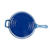 China 3 Quart Cast Iron Skillet Casserole 2 In 1 Baking Multipurpose for sale