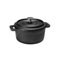 China Pre Seasoned Cast Iron Dutch Oven 20-26cm Enamel Coating Camping Cookware for sale