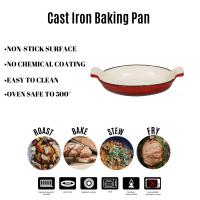 China High Quality Cast Iron Frying Pan Enameled Cast Iron Oval Pan for sale