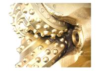 China Durable Tricone Drill Bit 9 7/8 Inch 250mm  For Soft - Hard Formations IADC745 for sale