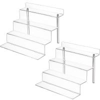 China Makeup Nail Polish Acrylic Display Rack Candy Bar Perfume Lipstick 3 Layers for sale