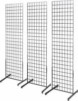 China Heavy Duty Retail Shelving Accessories Black Wire Grid Panel for sale