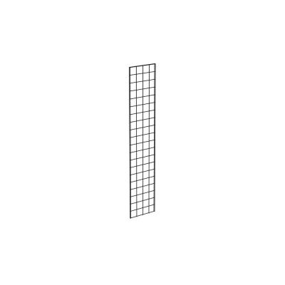 China Standing Wire Metal Mesh Grid Panel Black Assembled Mobile Wall Hanger for sale