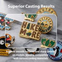 China Spin Casting Machine Zamak Metal Precision Decorative Ornaments Manual Centrifugal Casting for sale