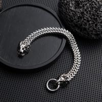 China Hip Hop Animal Totem Zinc Alloy Bracelet Spin Centrifugal Casting Machine Zamak Animal Head Bracelet for sale