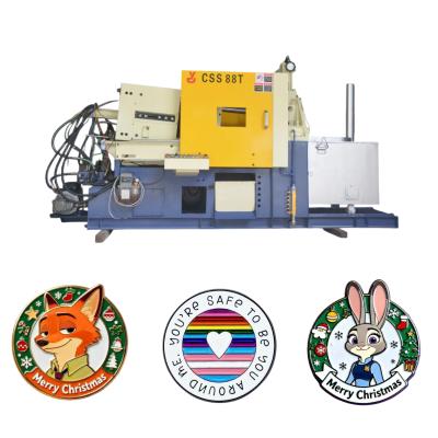 China 88T Hot Chamber Die Casting Machine Zinc Alloy Die Casting Machine for Badges Zamak Injection Equipment for Medals for sale
