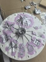 China Silicone Rubber Mould For Keychain Tag Centrifugal Cast Equipment Consumable for sale