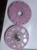 China Silicone Rubber Mould For Keychain Tag Centrifugal Cast Equipment Consumable for sale