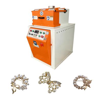 China Pearls Brooches Jewelry Clothing Decoration Semi-Automatic Vacuum Centrifugal Casting Machine for sale