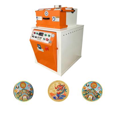 China Vacuum Metal Centrifugal Casting Machine Event Commemorative Zinc Alloy Badge Equipment for sale