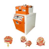 China Semi-Automatic Vacuum Metal Centrifugal Casting Machine Zinc Alloy Fridge Magnet Casting Equipment for sale