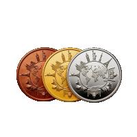China Zamak Badges Semi-Automatic Vacuum Centrifugal Casting Machine for Collectible Souvenir Coin for sale
