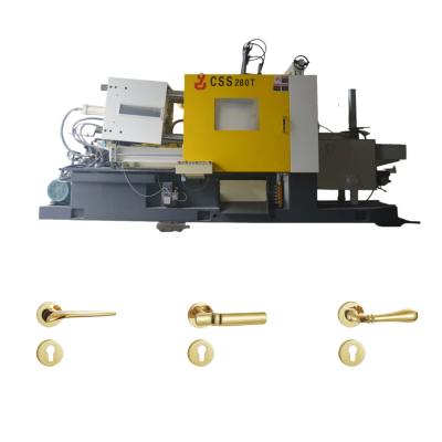 China Zinc Alloy Die Casting Machine for Living Room Furniture Handle Hot Chamber Die Casting Machine for Zinc Door Handle Set for sale