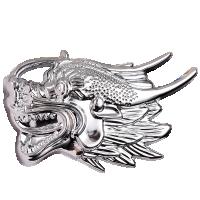 China Dragon Head Men Zinc Alloy Belt Buckle Centrifugal Cast Ornament Spin Casting Machine for sale
