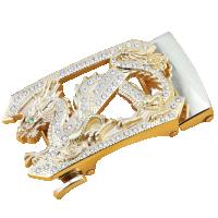 China Zinc Alloy Dragon Head Belt Buckle Men Garment Centrifugal Cast Accessory for sale