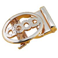 China Fashion Series Men Outfit Zinc Alloy Belt Buckle Manual Centrifuge Casting Equipment for sale