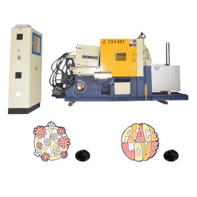 China 88T Hot Chamber Die Casting Machine Enamel Pin Die Casting Machine Enamel Brooch Machine for sale