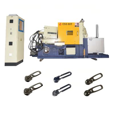 China 88T Hot Chamber Die Casting Machine Zinc Alloy Zipper Head Diecast Machine for sale