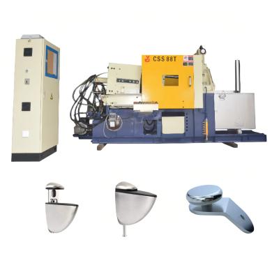 China Hot Chamber Die Casting Machine Zamak 3 5 Glass Clip Diecast Machine Glass Clamp Diecast Machine for sale