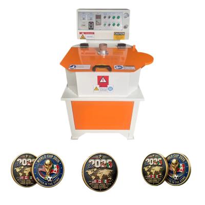 China World Cup Football Event Commemorative Coin Zinc Alloy Metal Manual Centrifuge Casting Equipment for sale