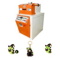 China Spooky Ghost Brooch Keychain Semi-Automatic Vacuum Centrifugal Casting Machine for Zamak Ornaments for sale