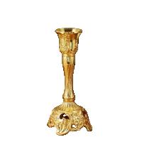 China Spin Casting Vintage Zinc Alloy Candle Holder Ornament Metal Centrifugal Equipment Manual Centrifugal  Casting for sale