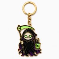 China Spooky Ghost Brooch Keychain Semi-Automatic Vacuum Centrifugal Casting Machine for Zamak Ornaments for sale