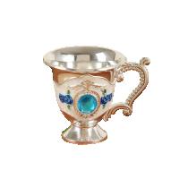 China Spin Casting Metal Wine Glass Zinc Alloy Decorative Piece Semi-Automatic Centrifuge for sale