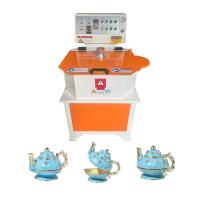 China Spinning Manual Centrifugal Vacuum Casting Machine for Zinc Alloy Storage Box Production for sale