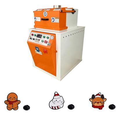 China Semi-automatic Vacuum Spin Casting Machine for Zinc Alloy Brooch Merry Christmas Zinc Alloy Casting Machinery for sale