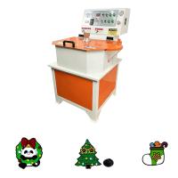 China Manual Version Spin Casting Machine for Christmas Zinc Alloy Brooch Pin Zamak Spin Casting Christmas Gift Metal Badge for sale