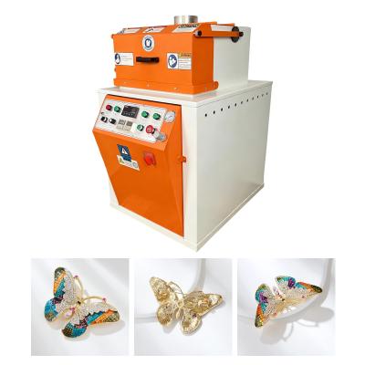China Fashion Butterfly Brooch Produced by Semi-Automatic Centrifugal Casting Equipment for sale