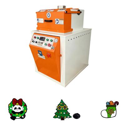 China Semi-automatic Spin Casting Machine for Christmas Zinc Alloy Brooch Pin Vacuum Casting Machine for Zinc Cartoon Christmas Brooch for sale