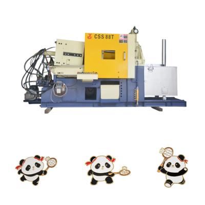 China Hot Chamber Die Casting Machine for Cartoon Animal Metal Lapel Pins Badge Zinc Alloy Brooch Badge Die Casting Machine for sale