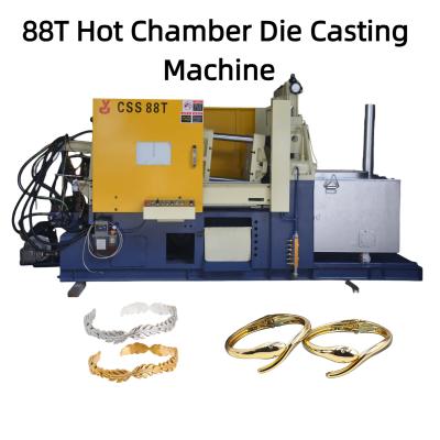 China Zinc Alloy Bangle Bracelet Machine Hot Chamber Die Casting Machine For Zamak for sale