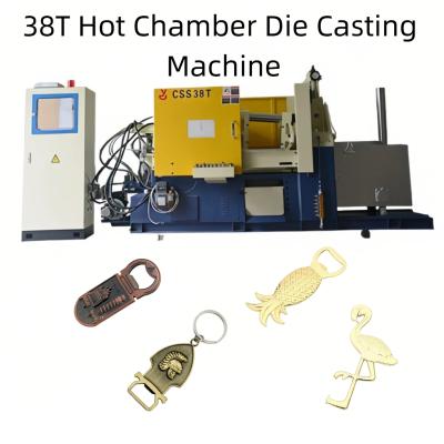 China Hot Chamber Die Casting Machine for Heavy-Duty Zinc Alloy Beer Bottle Opener Machine for sale
