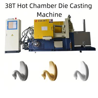 China Zinc Alloy Hot Chamber Die Casting Machine for Door Hook Hardware Hook Coat Hook for sale