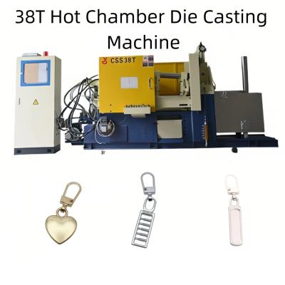 China Hot Chamber Die Casting Machine Zinc Alloy Zipper Pulls & Decorative Pull Tabs Machine for sale