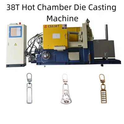 China Zamak 3 5 Garment Zipper Diecast Machine Bag Zipper Die Casting Machine for sale