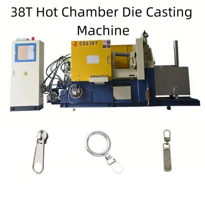 China Versatile Hot Chamber Die Casting Machine Zamak 3 5 Luggage Zipper Die Casting Machine Zipper Sliders Machine for sale